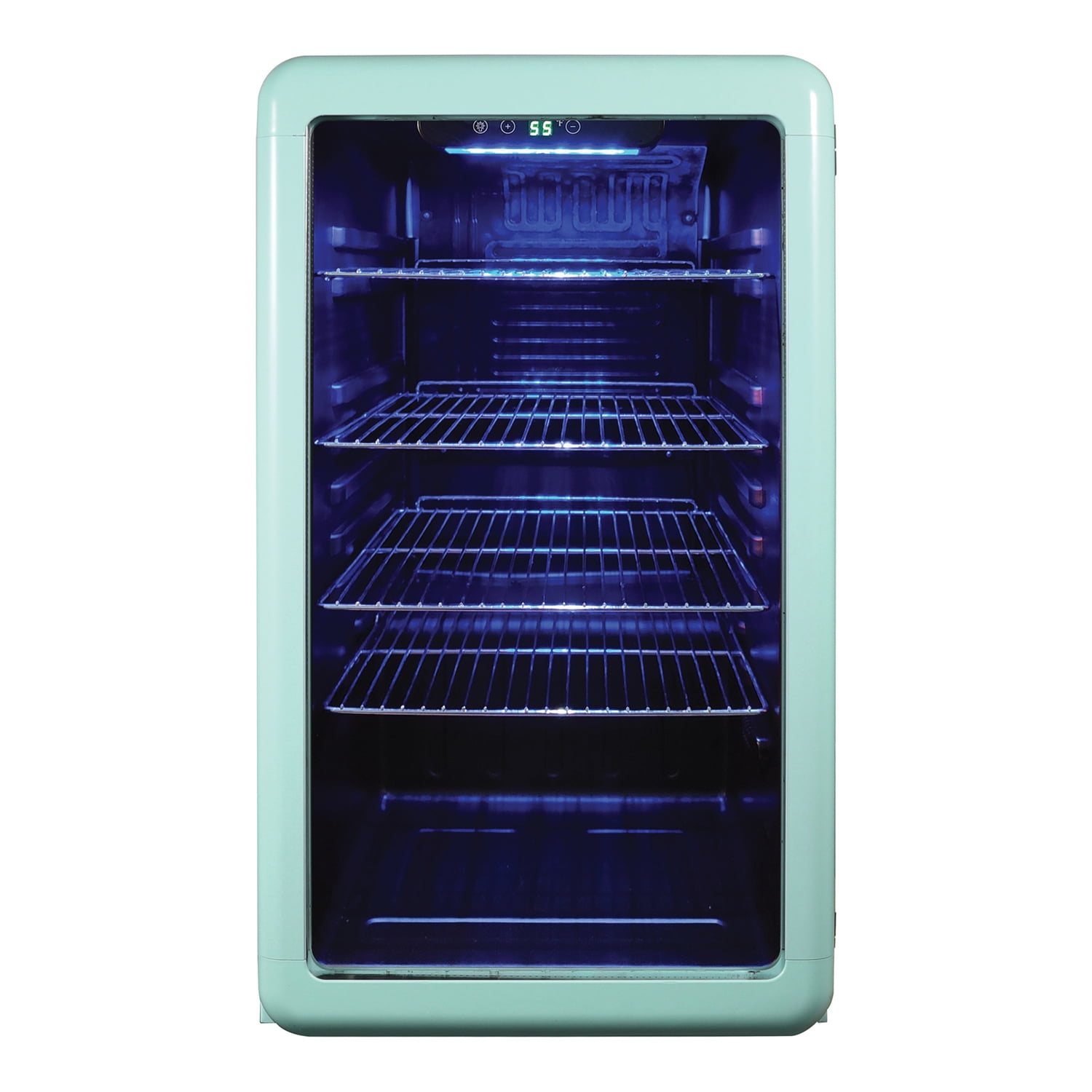 Magic Chef MCB34CHM 3.4-Cu. Ft. Retro Beverage Cooler (Green) - Walmart.com