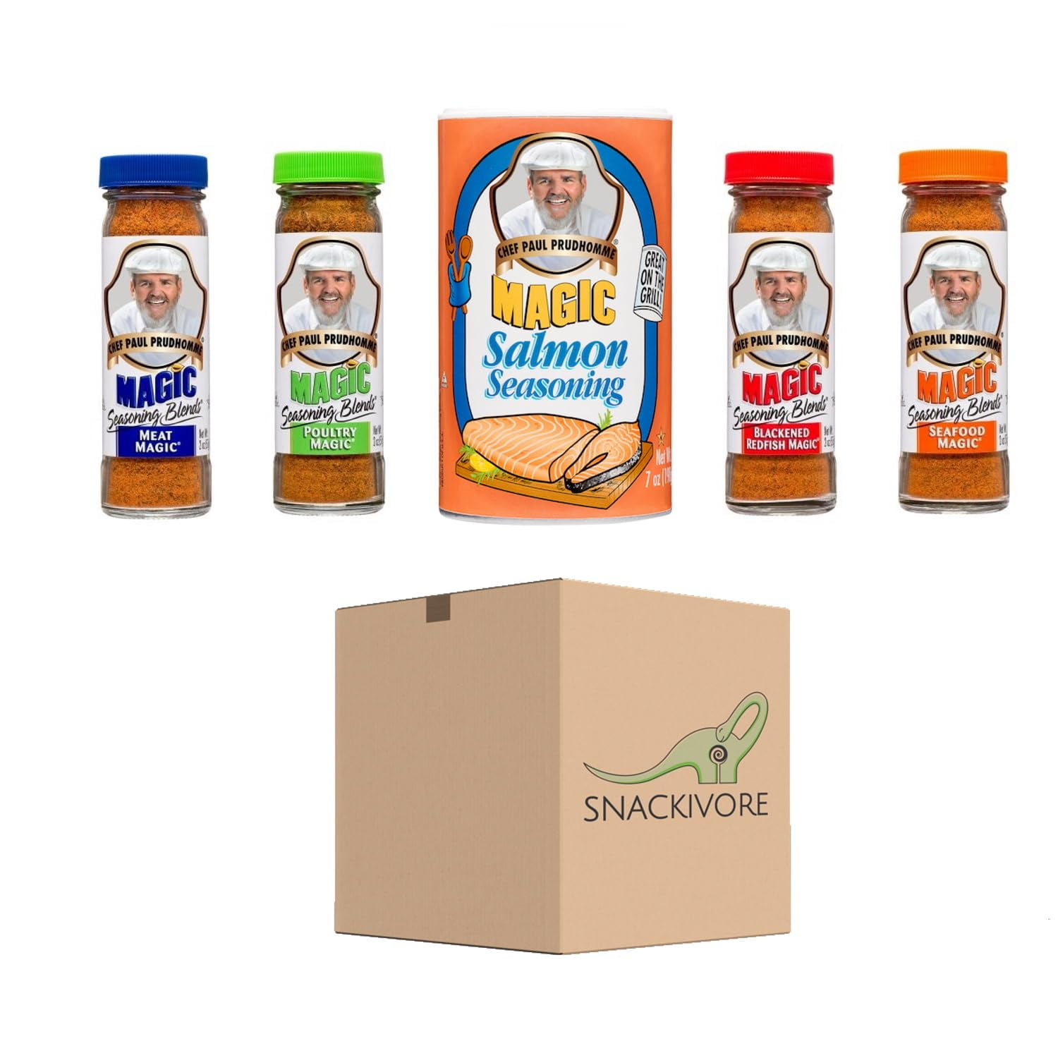 Magic Chef Paul Prudhomme's TSF6 Magic Seasoning Blends Variety of Paul ...