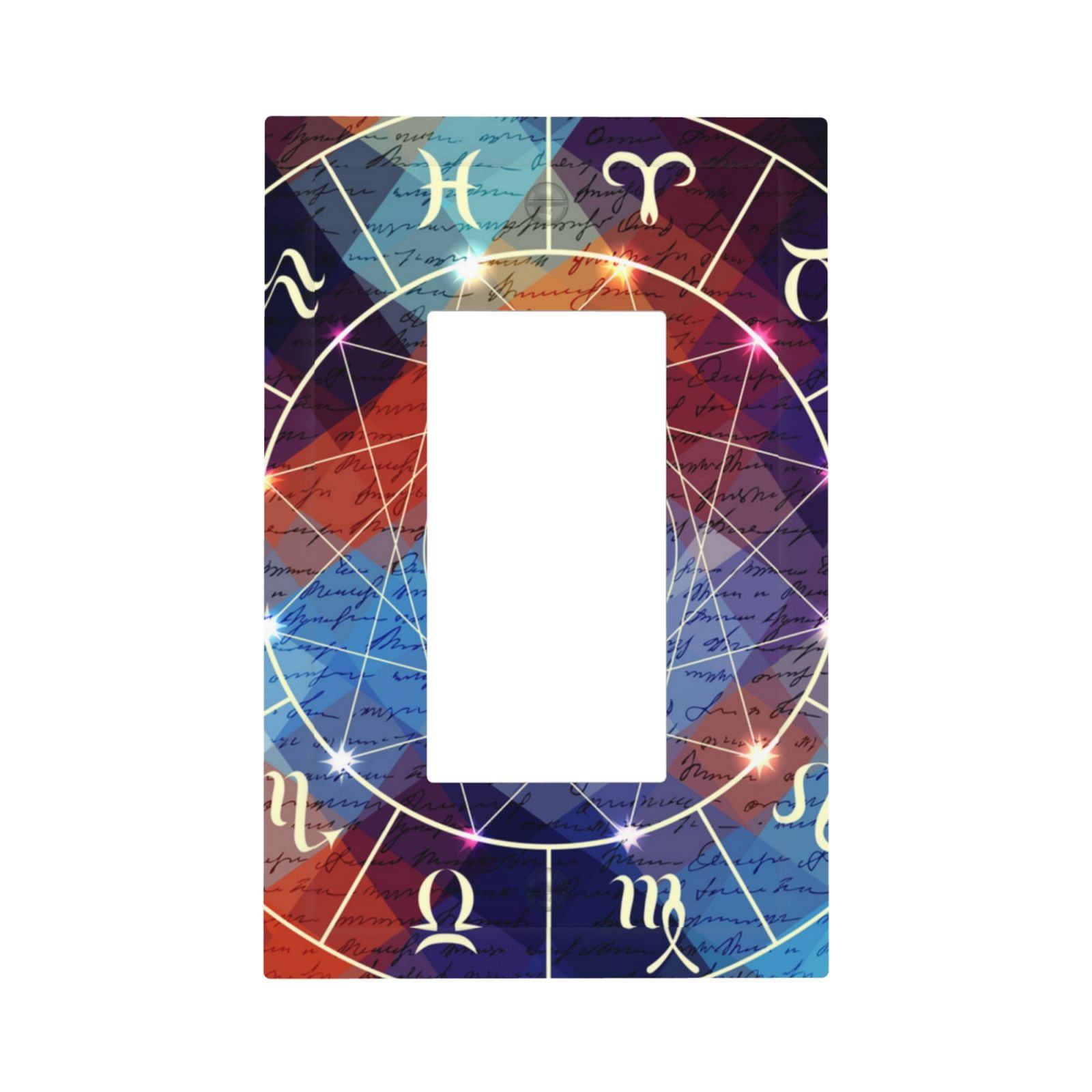 Magic Circle With Zodiacs Sign Single Gang Wall Plate 1 Gang Decorative ...