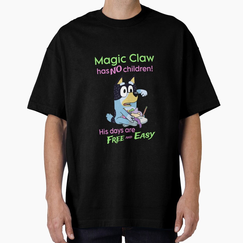 Magic Claw Has No Children! Oversized T-Shirt - Walmart.com