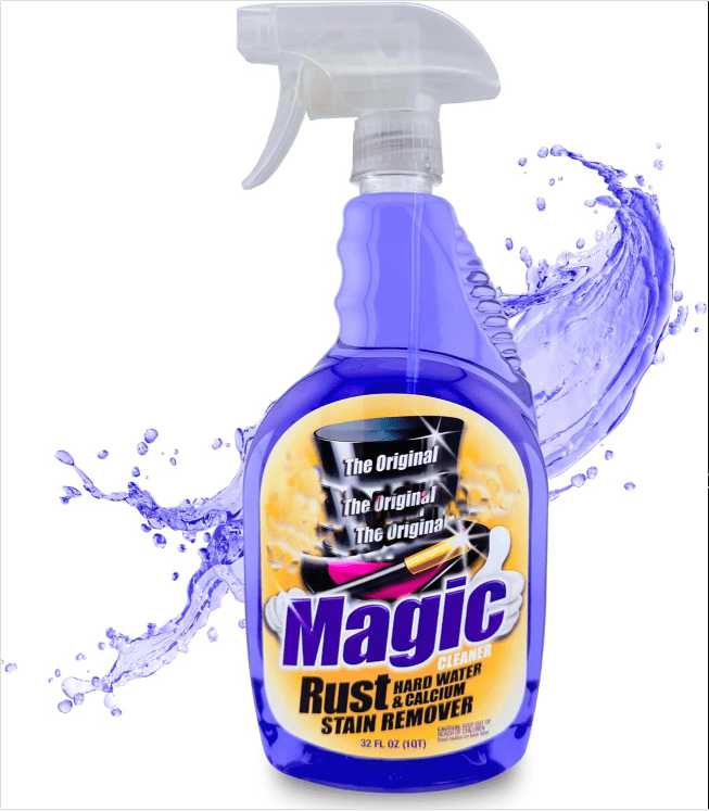 Magic Cleaner 32oz – Rust Stain, Hard Water & Calcium Remover for ...