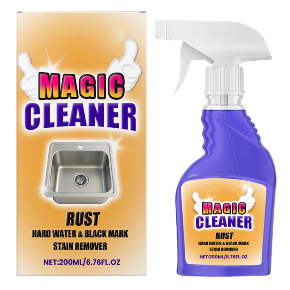 Magic Cleaner Rust Stain, Hard Water Calcium Remover for Concrete ...