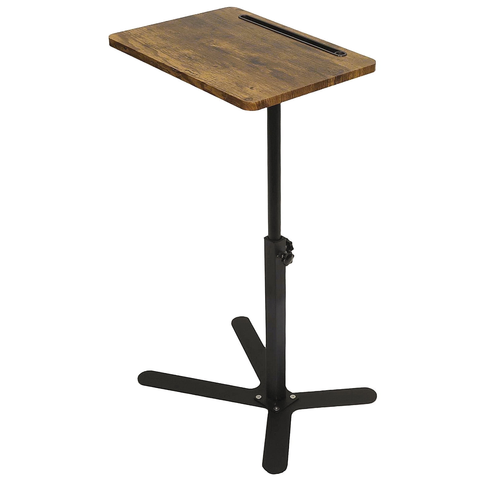 Magic Co. Adjustable Height Side Table - Space-Saving C-Shaped Design ...