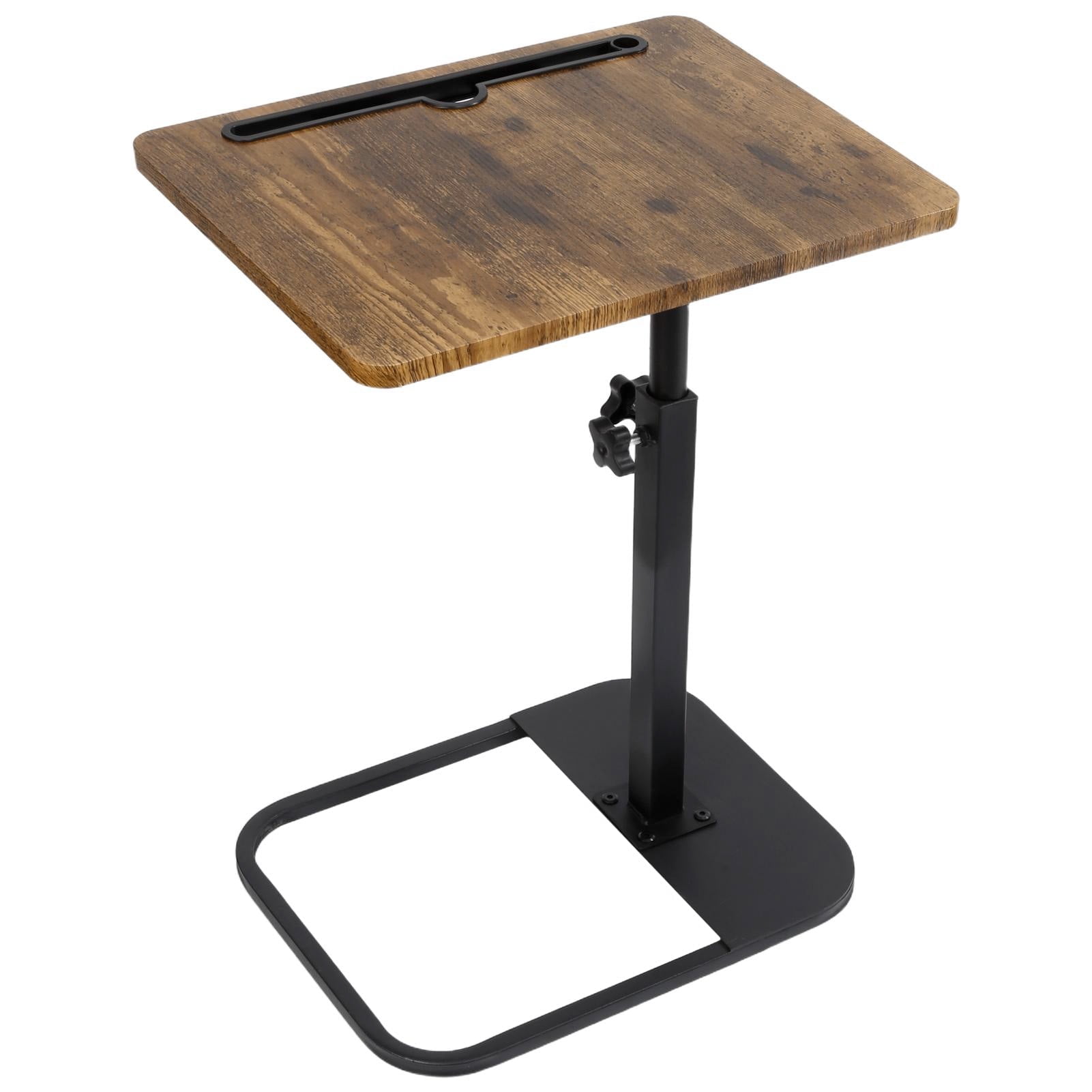 Magic Co. Adjustable Height Side Table - Space-Saving C-Shaped Design ...
