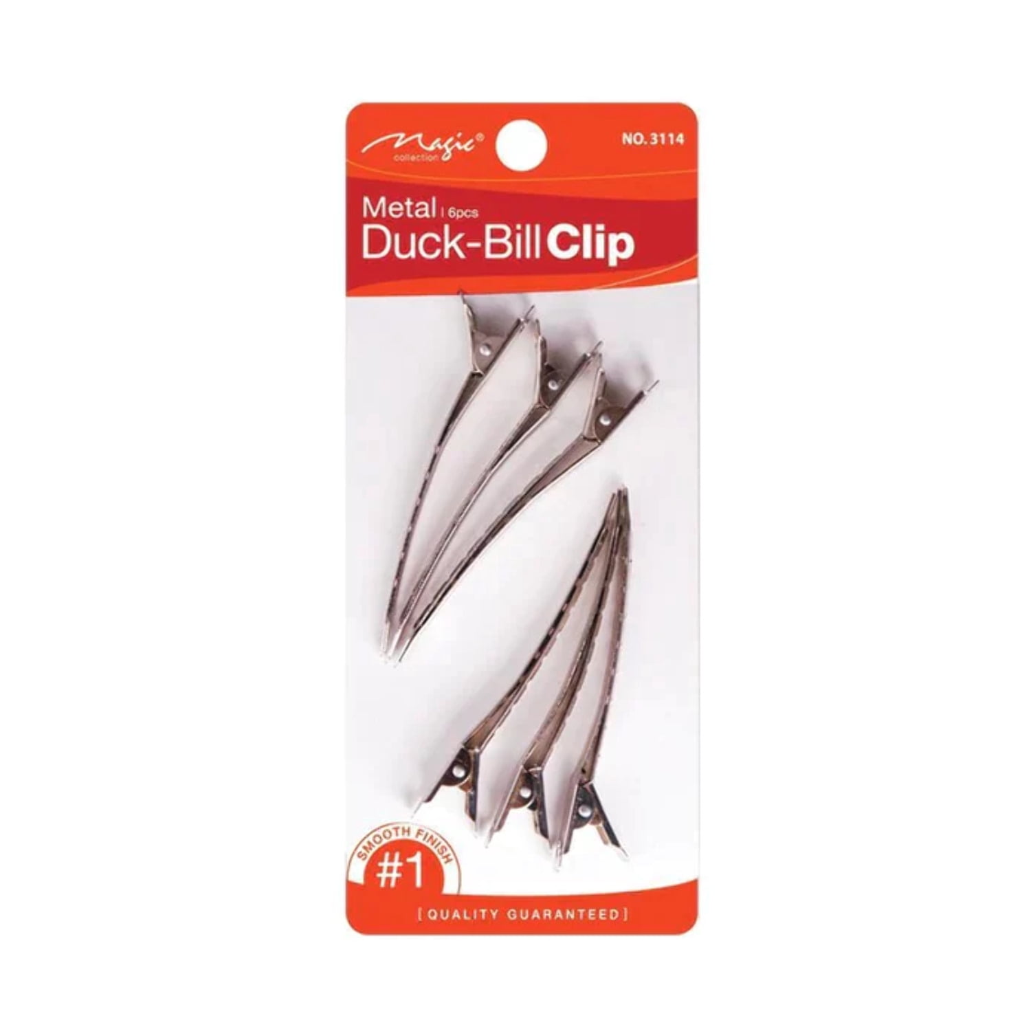 Magic Collection- Duck Bill Clips 6ct - Walmart.com