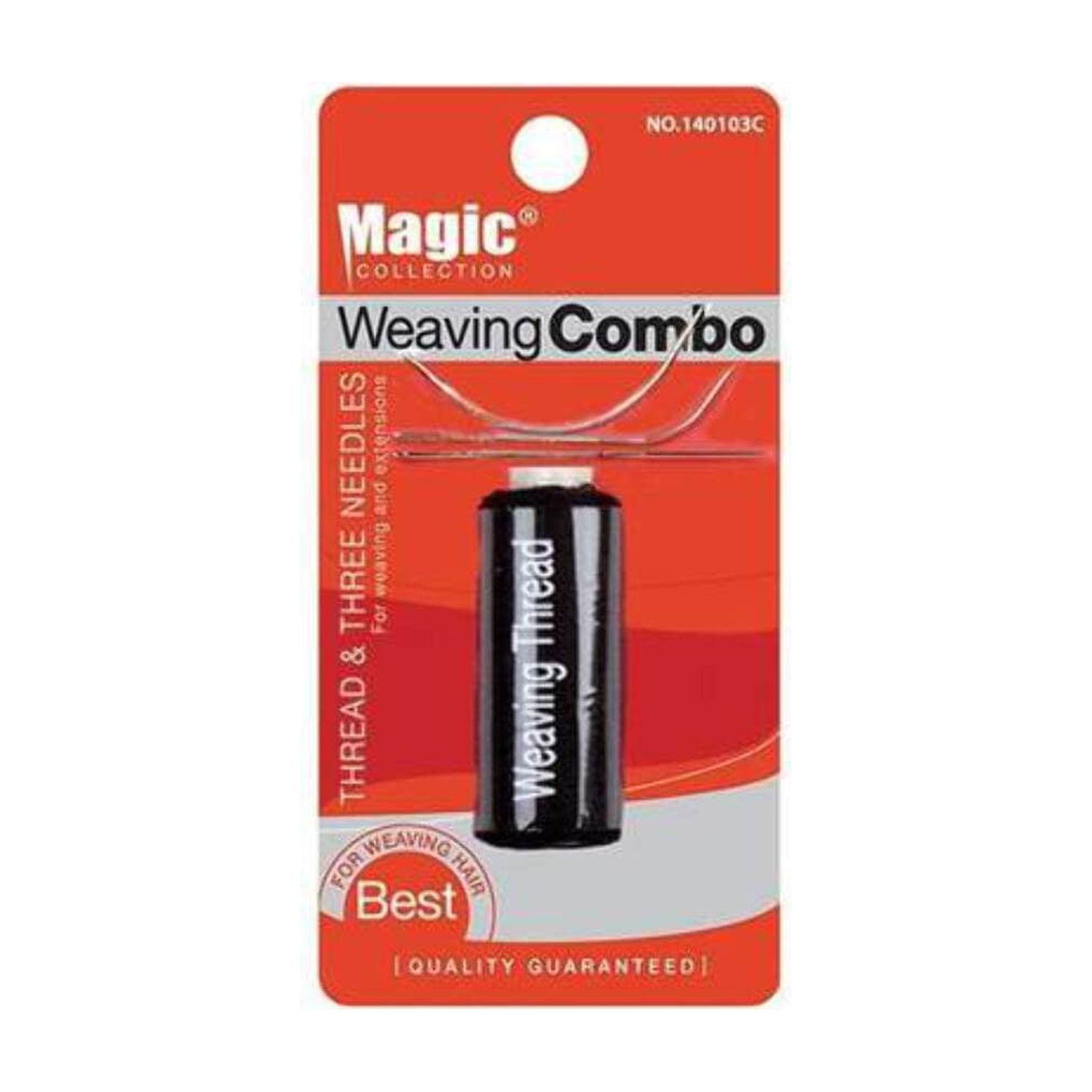 Magic Collection Hair Extensions Weaving Thread, Black or Brown, Spool ...