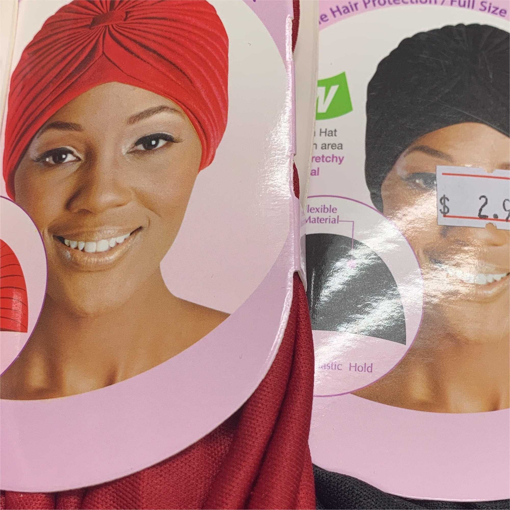 Magic Collection Turban Hat Assorted Colors - Red - Walmart.com