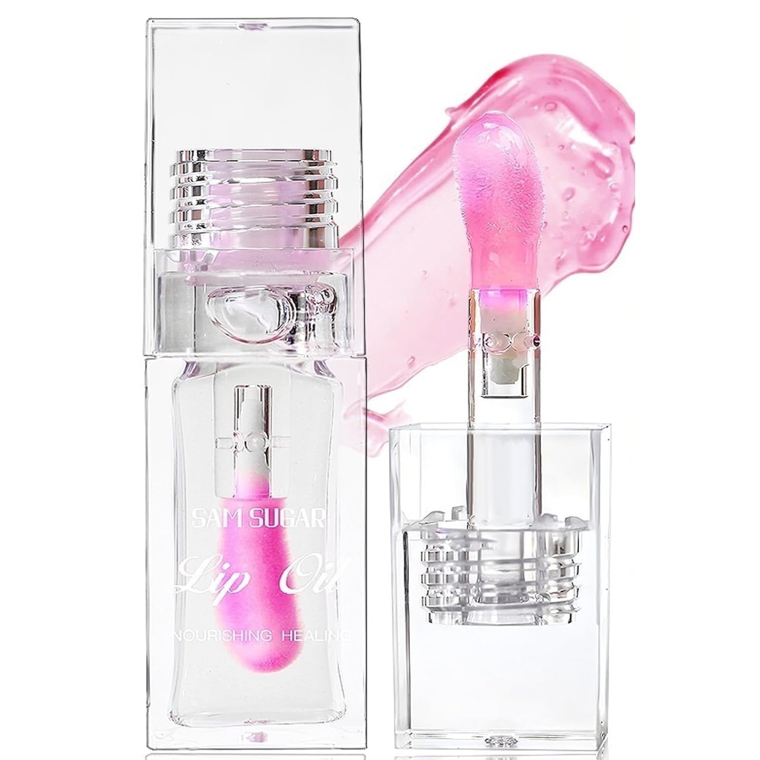 Magic Color Changing Lip Oil, Moisturizing Lip CareNon-Sticky Tinted ...