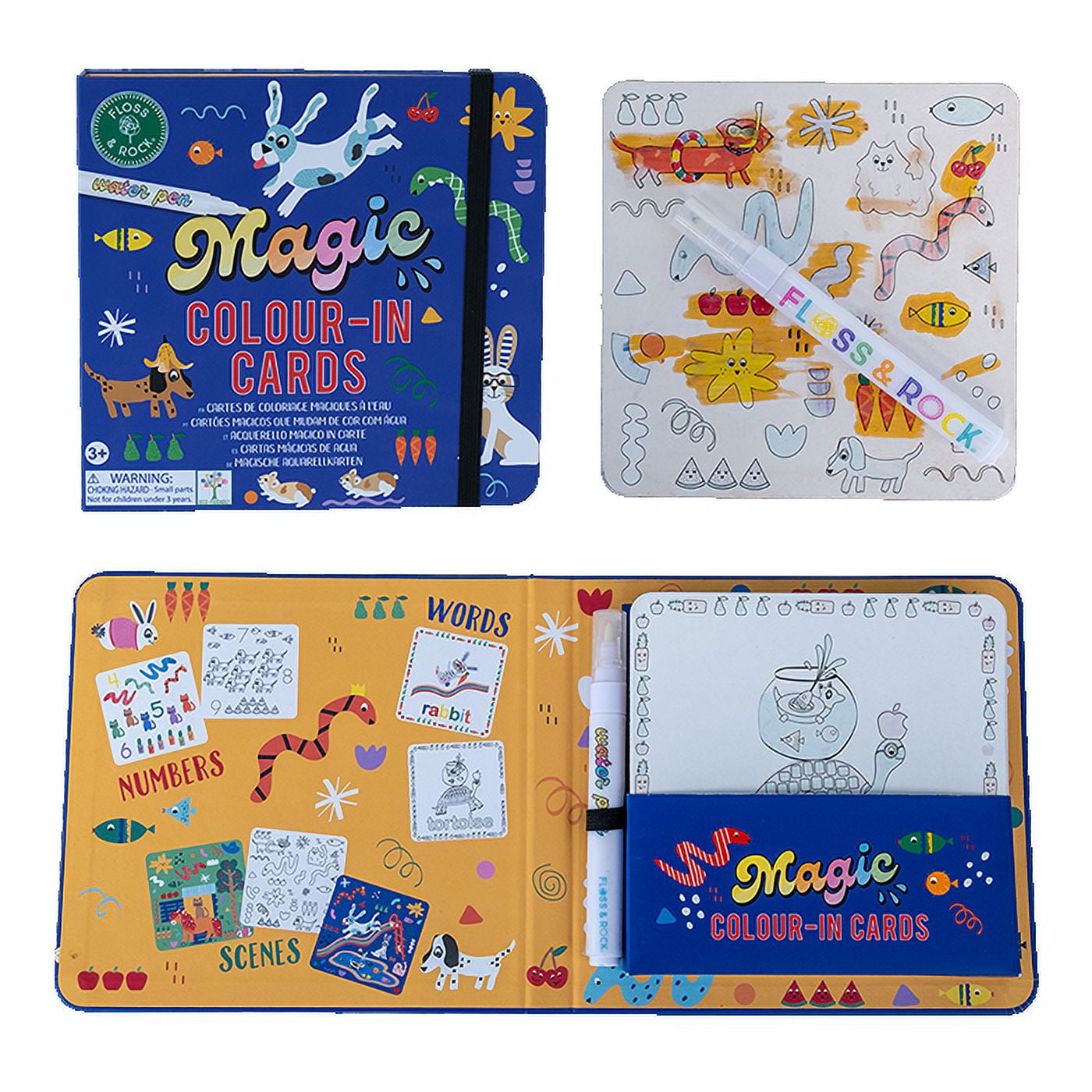Magic Color-in cards Cards - Pets - Walmart.com