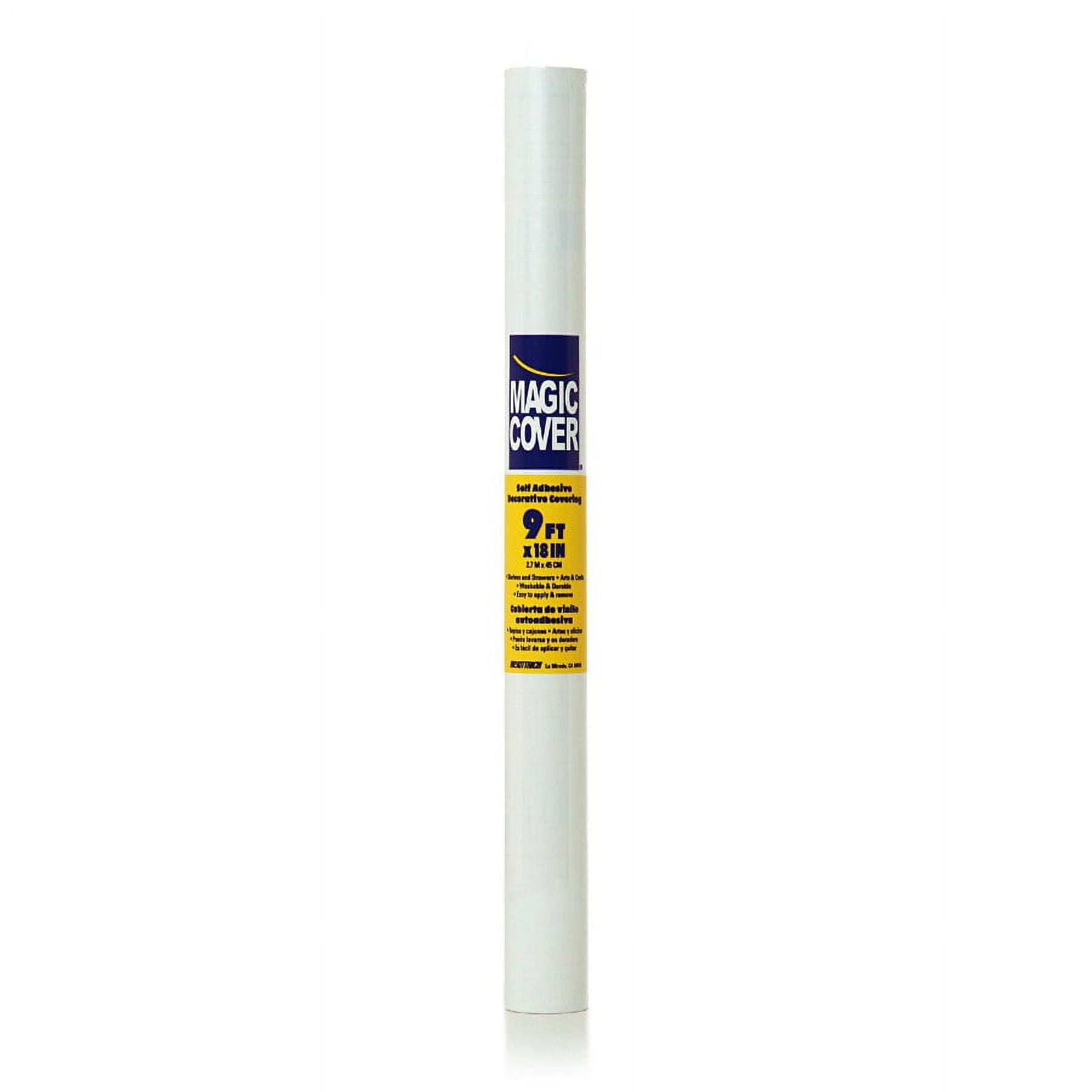 Magic Cover 03-603-12 Adhesive Liner, 18" x 9', White, Each - Walmart.com