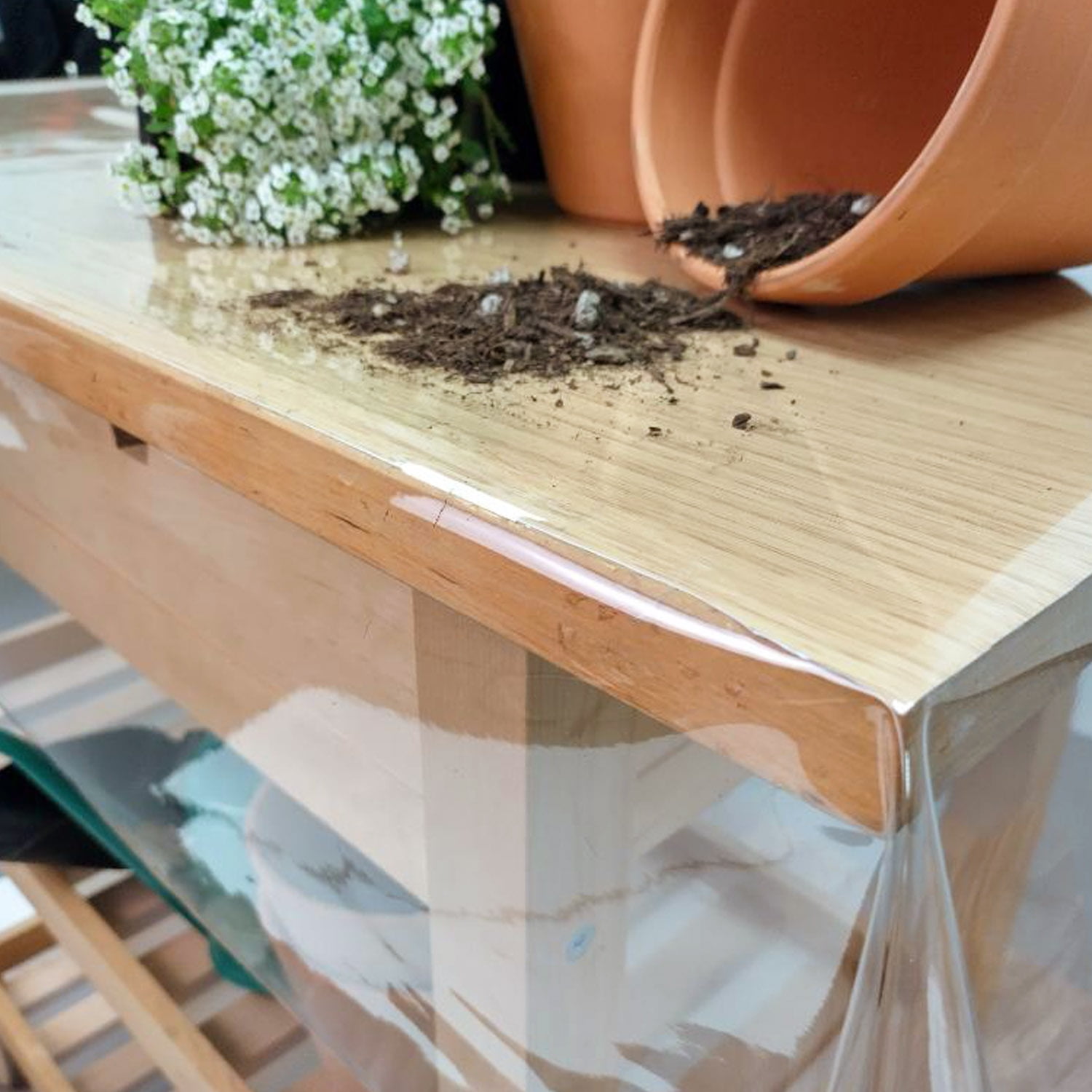 Magic Cover Clear Vinyl 54 IN X 28 YD Standard - Walmart.com