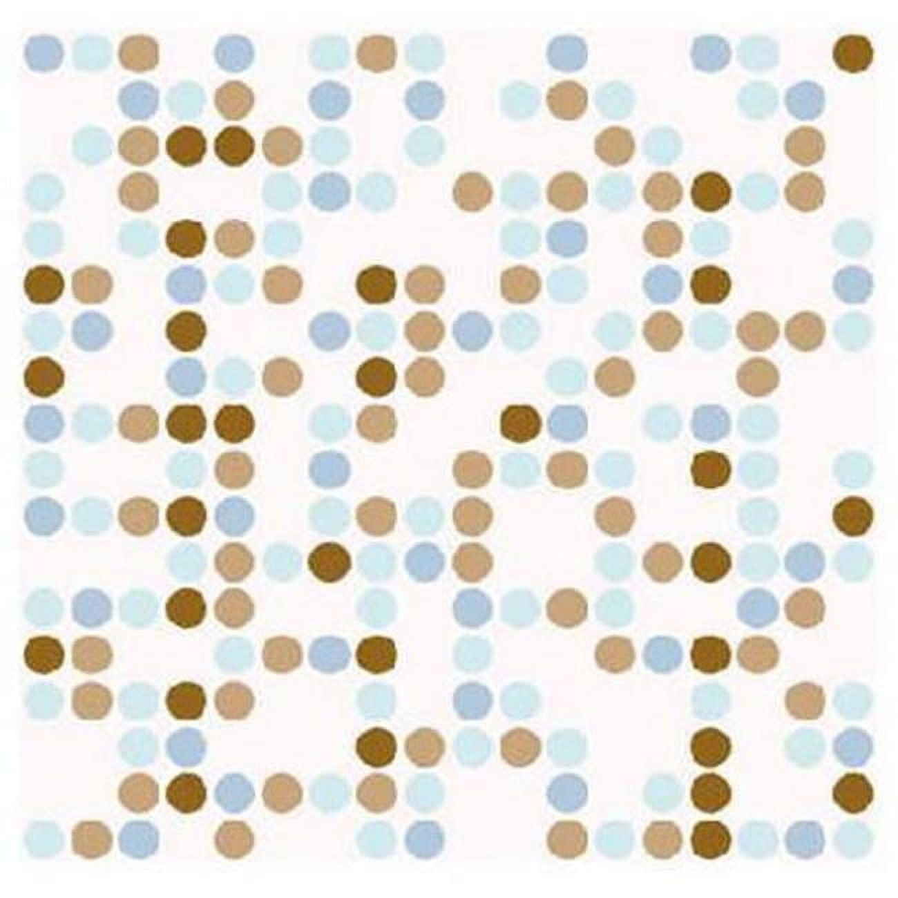 Kittrich 03-362-12 18 in. X 9 ft. Adhesive Liner - Polka Blue - Walmart.com