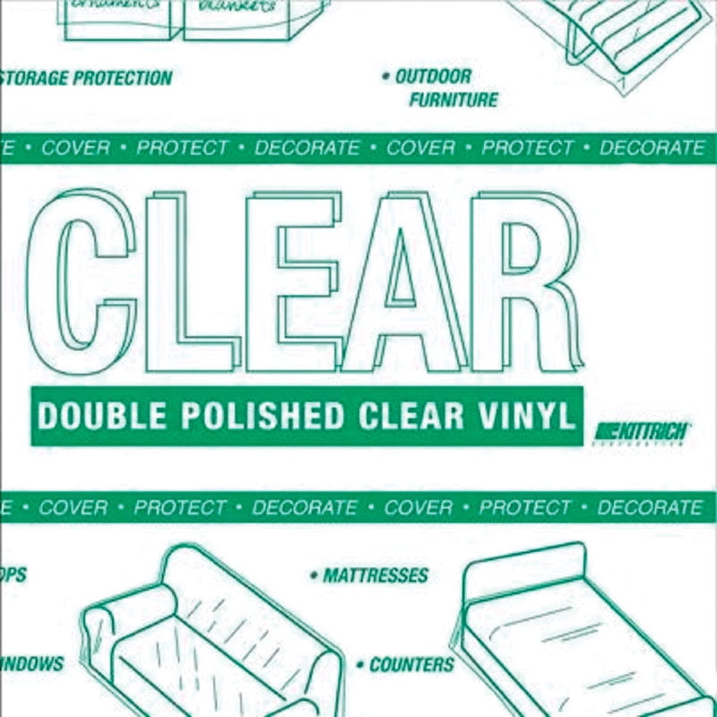 Magic Cover Vinyl Medium-Weight Clear Covering, by the yard - Walmart.com
