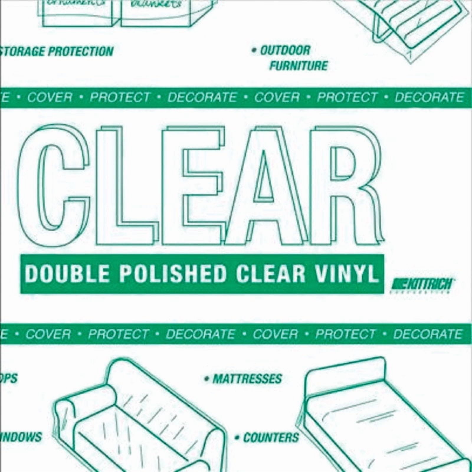 Magic Cover Vinyl Medium-Weight Clear Covering, by the yard - Walmart.com