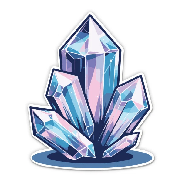 Magic Crystals Magical Spiritual Healing Sticker Phone Decal Water ...