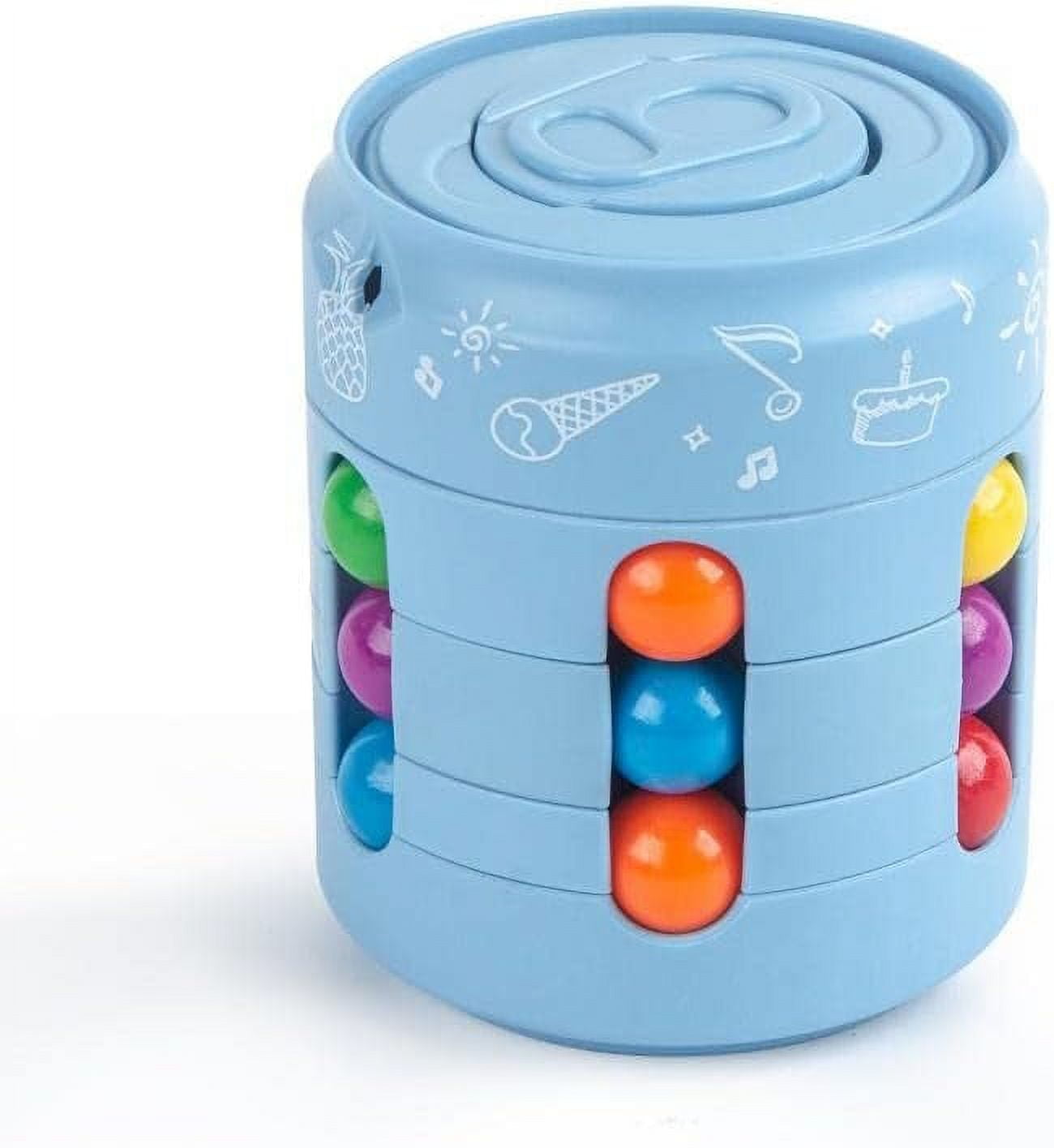 Magic Cube and Fidget Spinner, Rotating Fidget Cube Toy Set, Idea ADHD ...