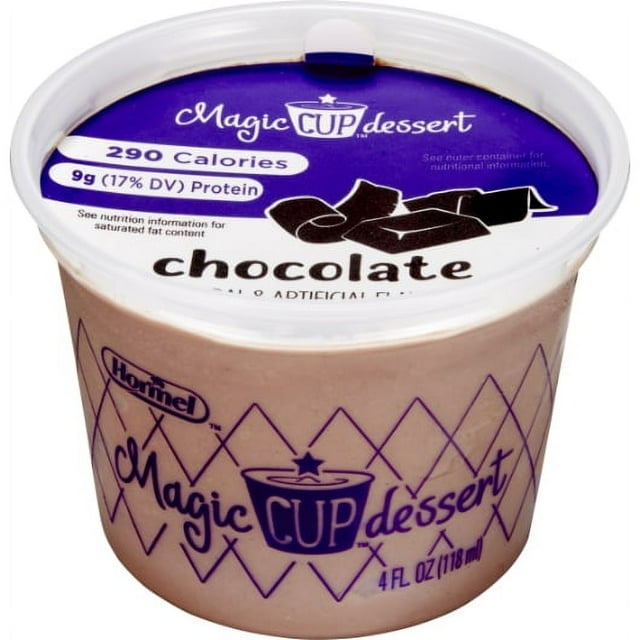 Magic Cup - Fortified Chocolate Nutrition Snack, 4 Ounce, 48 per case ...
