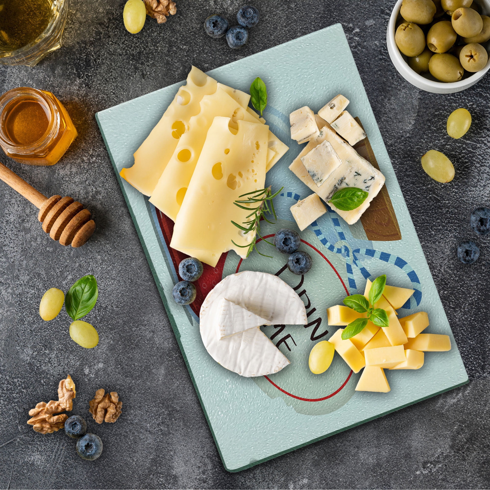 Magic Cutting Board, Drink Me Lettering Miraculous Potion in a Magic ...