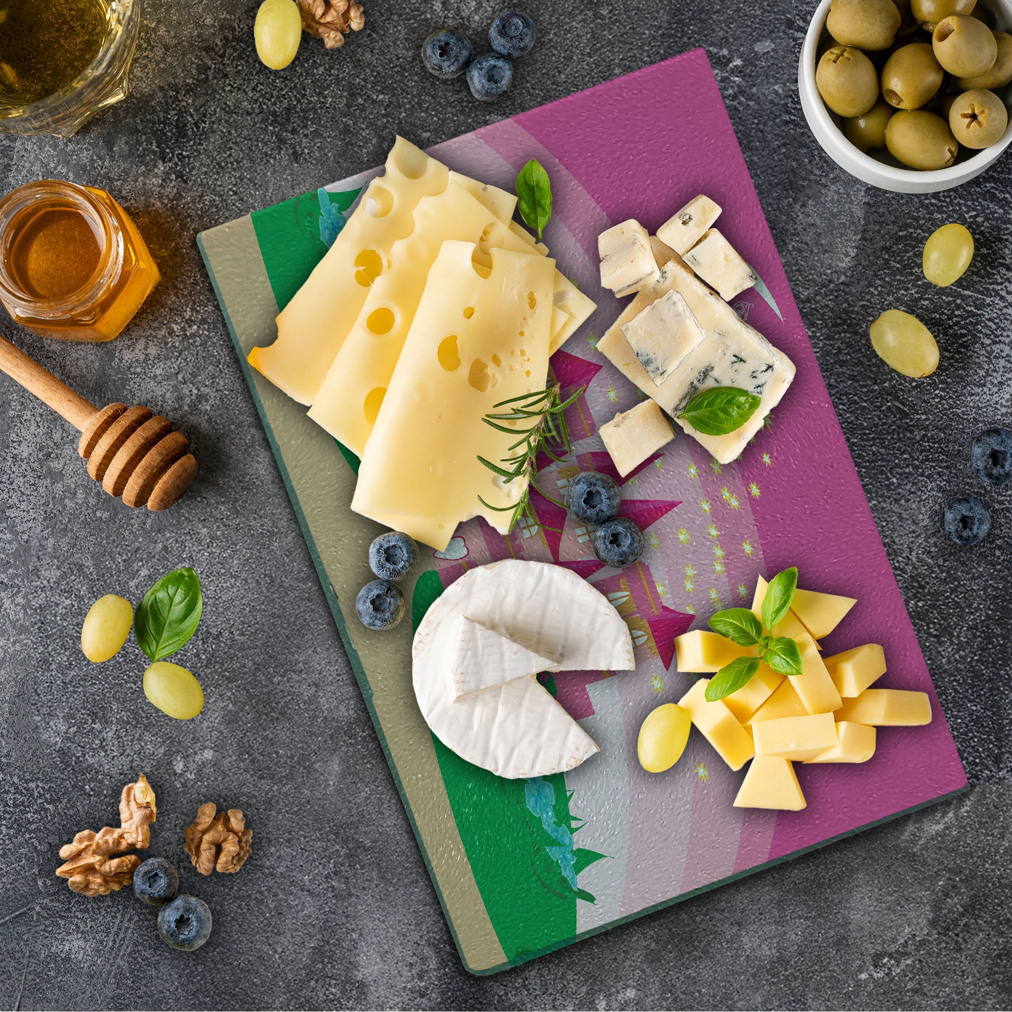 Magic Cutting Board, Fantasy Tale Pixie in Sky Fictional Dream Kingdom ...