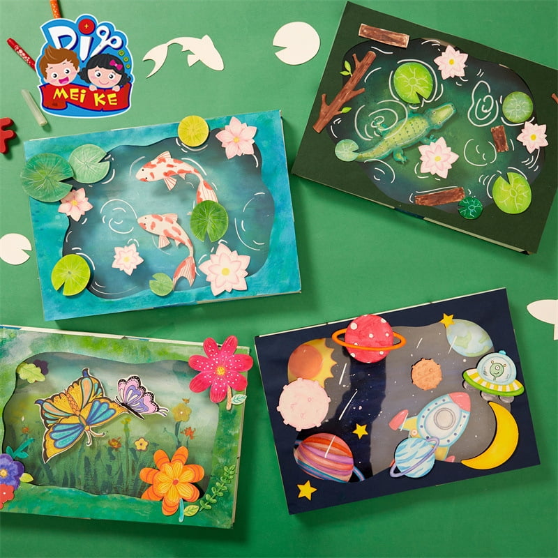 Magic DIY Animation Craft Kit for Kids - Creative Drawing & Doodle Art ...