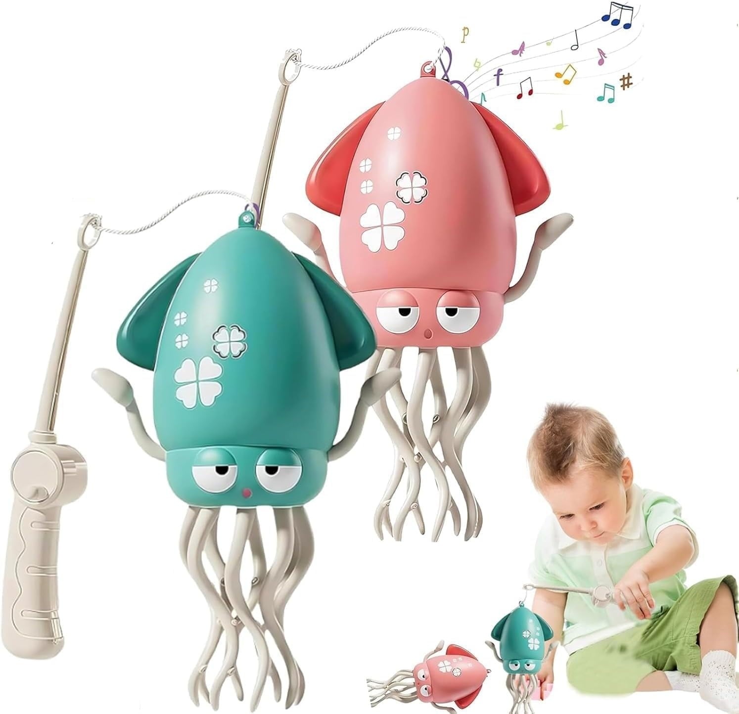 Magic Dancing Octopus Toy, 2025 New Crazy 8-Leg Auto-Dance Octopus Toy ...