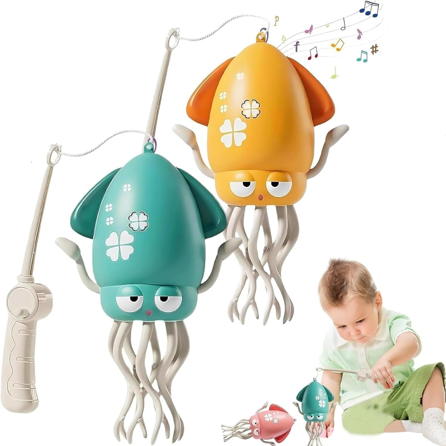 Magic Dancing Octopus Toy, 2025 New Crazy 8-Leg Auto-Dance Octopus Toy ...