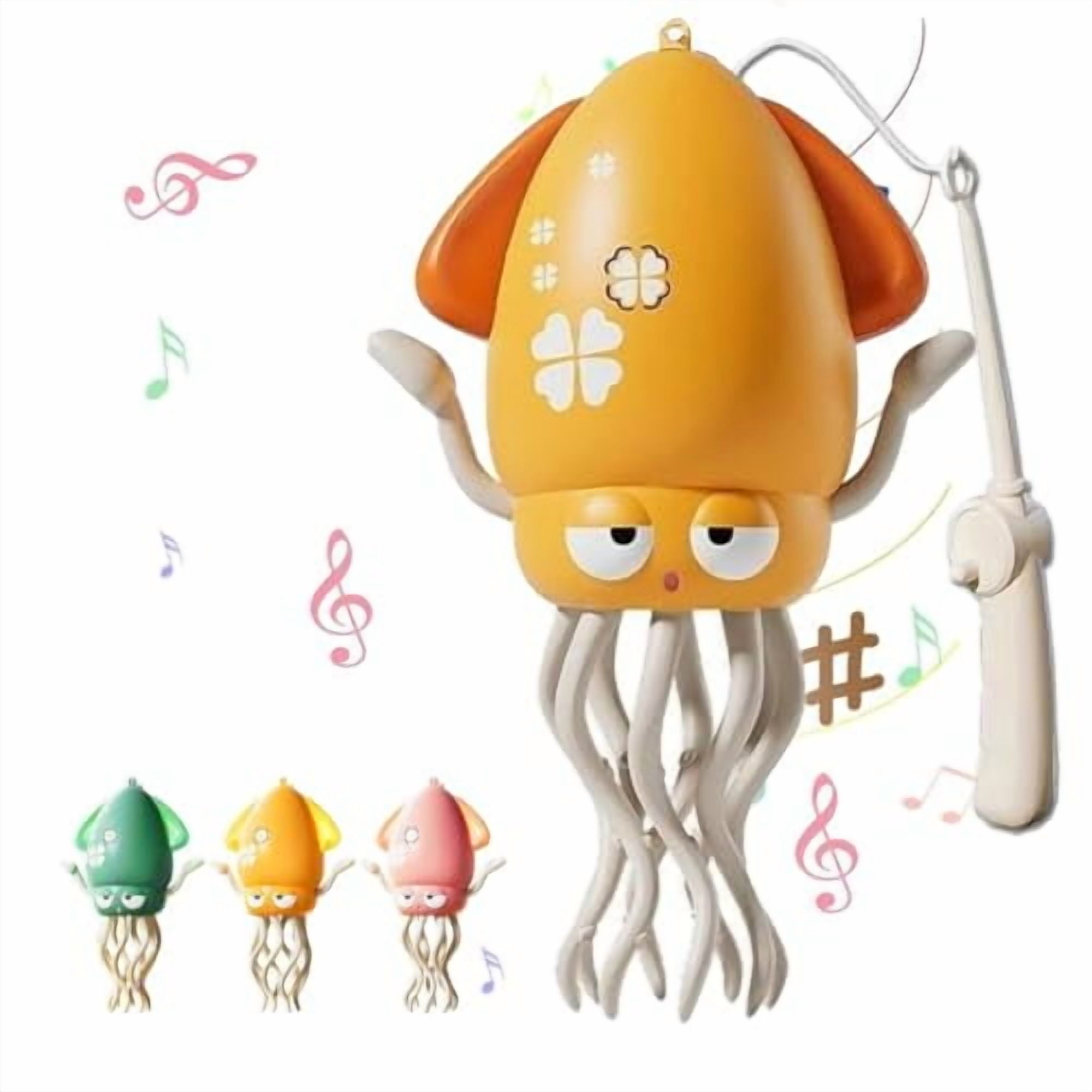 Magic Dancing Octopus Toy - Smart Obstacle-Dodging Robot with LED Light ...