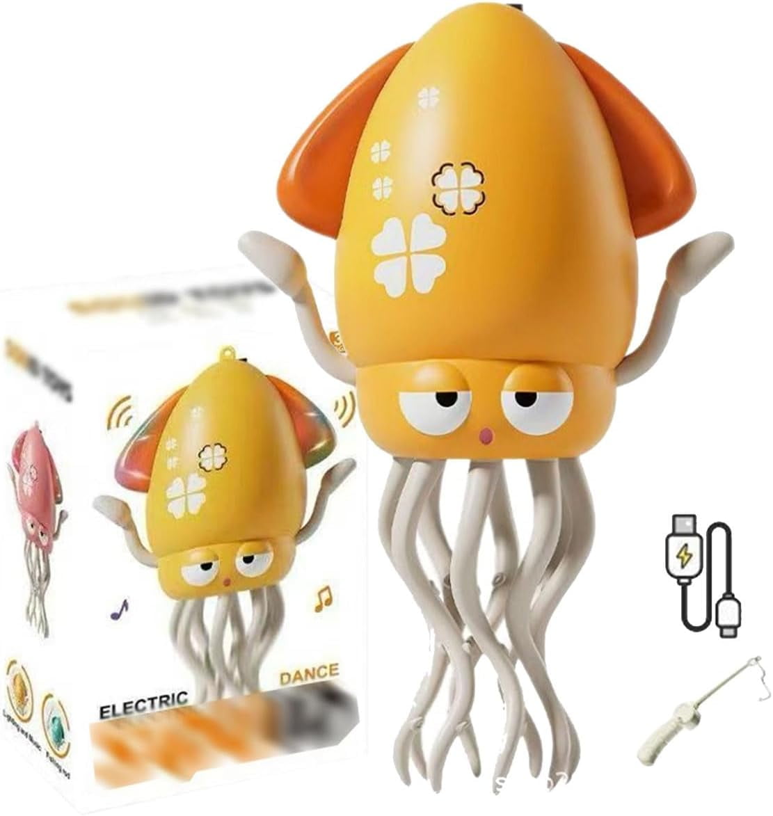 Magic Dancing Octopus Toy, Smart Tentacle Explorer, Playful Auto-Dance Octopus Toy, Crawling ...