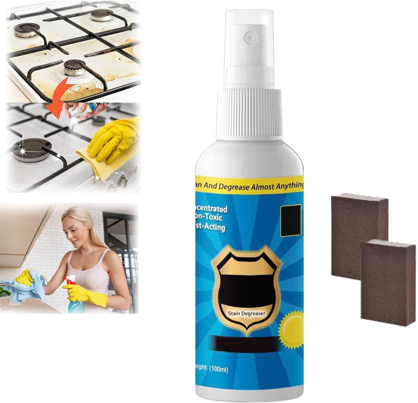 Magic Degreaser Cleaner Spray, Proemptli Cleaner Spray, 2024 New ...