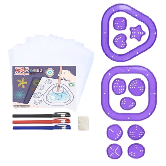 Magic Designer Kit, DIY Pattern Creating Toys with Guided Templates ...