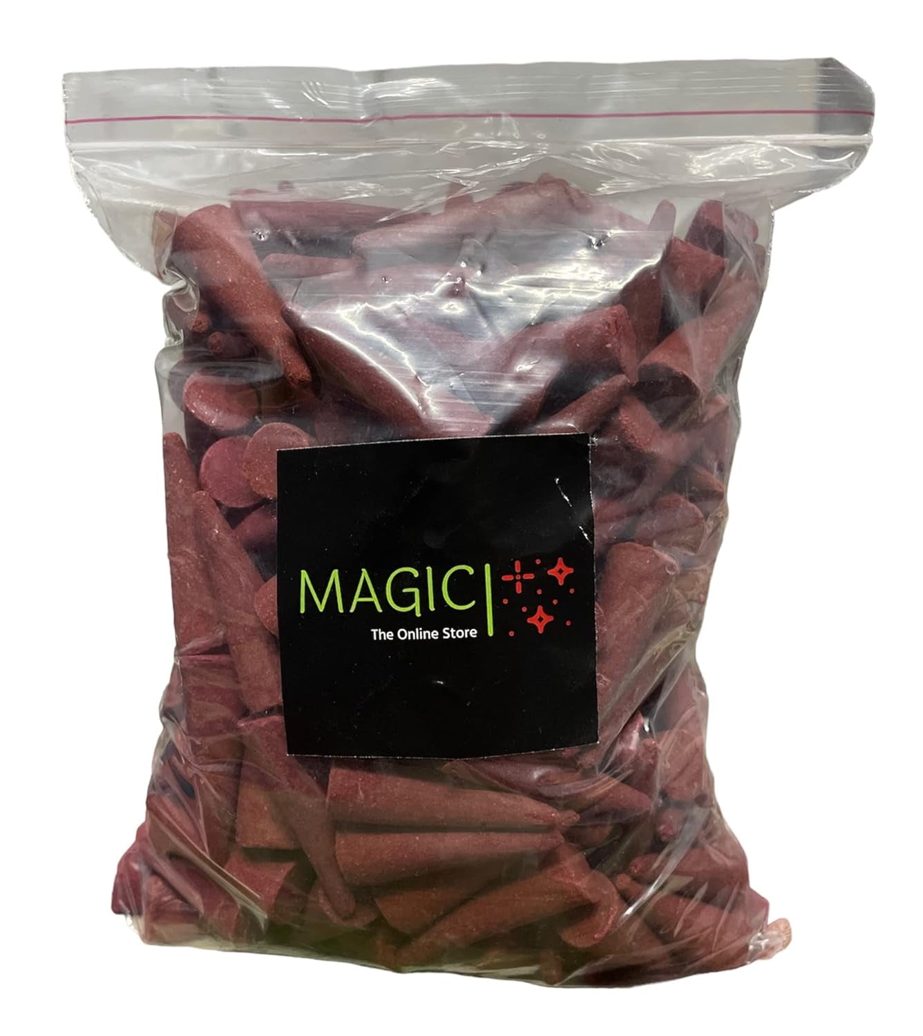 Magic Dhoop Cones for Pooja 500gm Big Pack I Fragrance Gulabri I 46mm ...