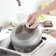 Magic Diamond Sponge Scrubber with Handle, Heavy Duty Stain & Rust ...
