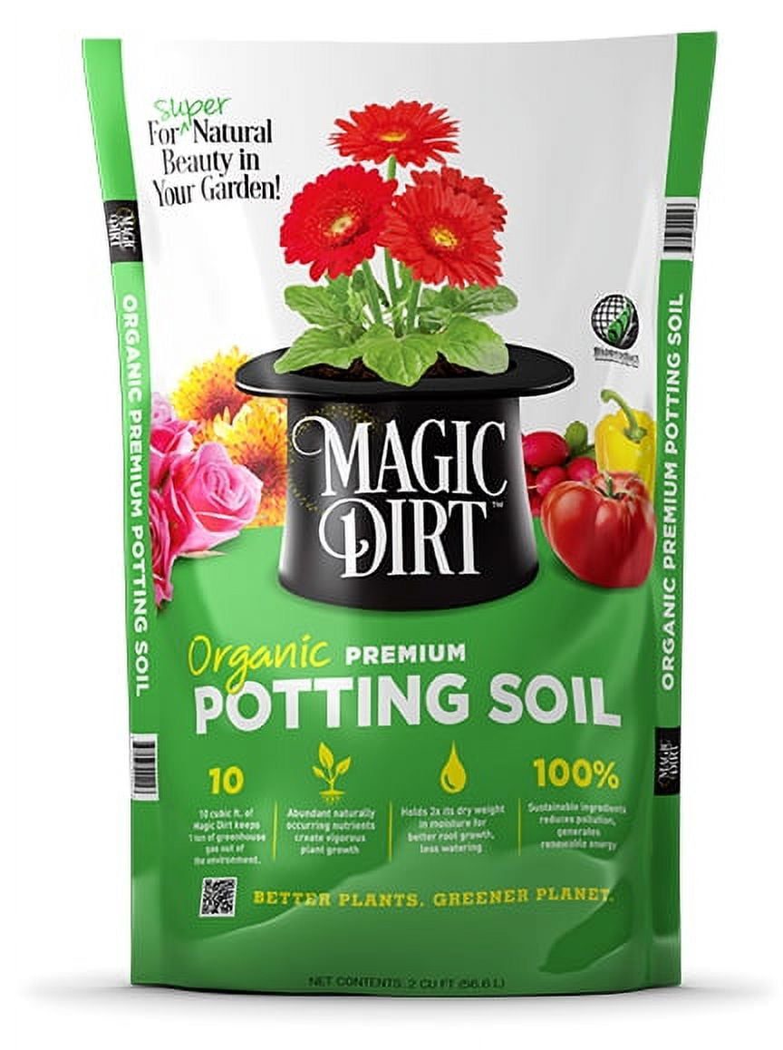 Magic Dirt 2 Cubic Foot Soil - Walmart.com