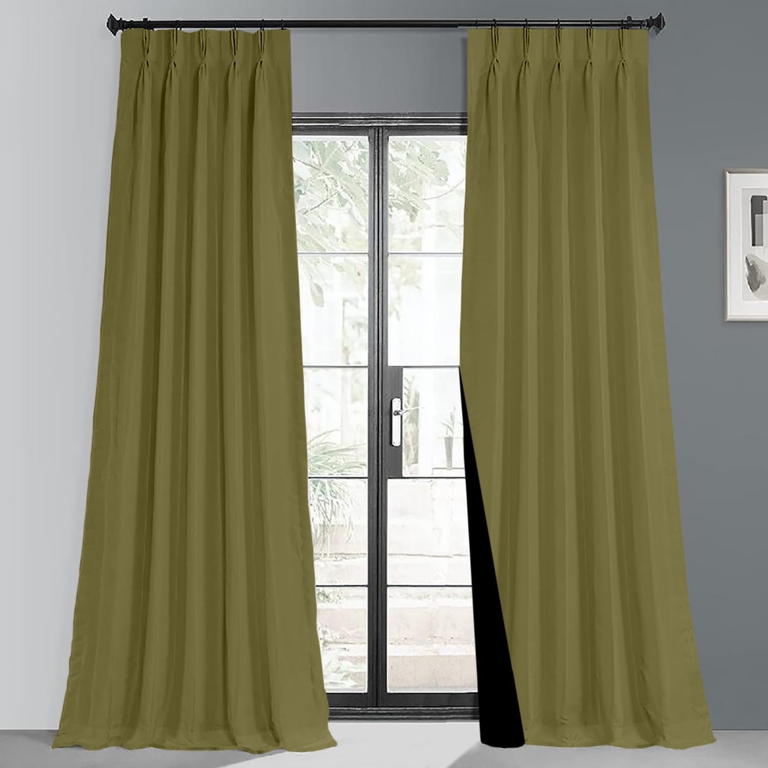 Magic Drapes pinch pleat curtains for bedroom 100% blackout curtains for living room window ...