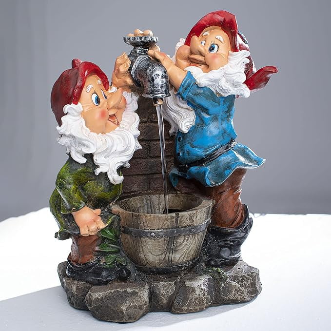 Magic Dwarves' Tabletop Waterfall Fountain office tabletop Fountain ...