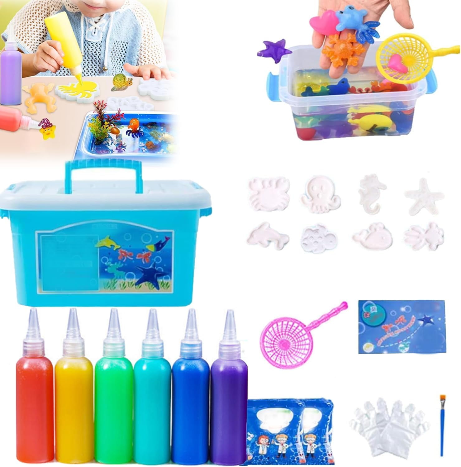 Magic Elf Water Kit,Magic Water Elf Toy Kit,Magic Jelly Set,DIY Magic ...