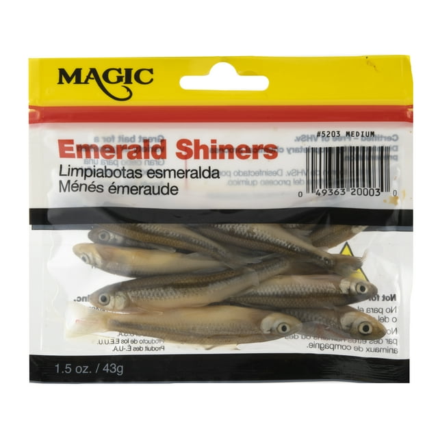 Magic Emerald Shiner Minnows Package - Walmart.com