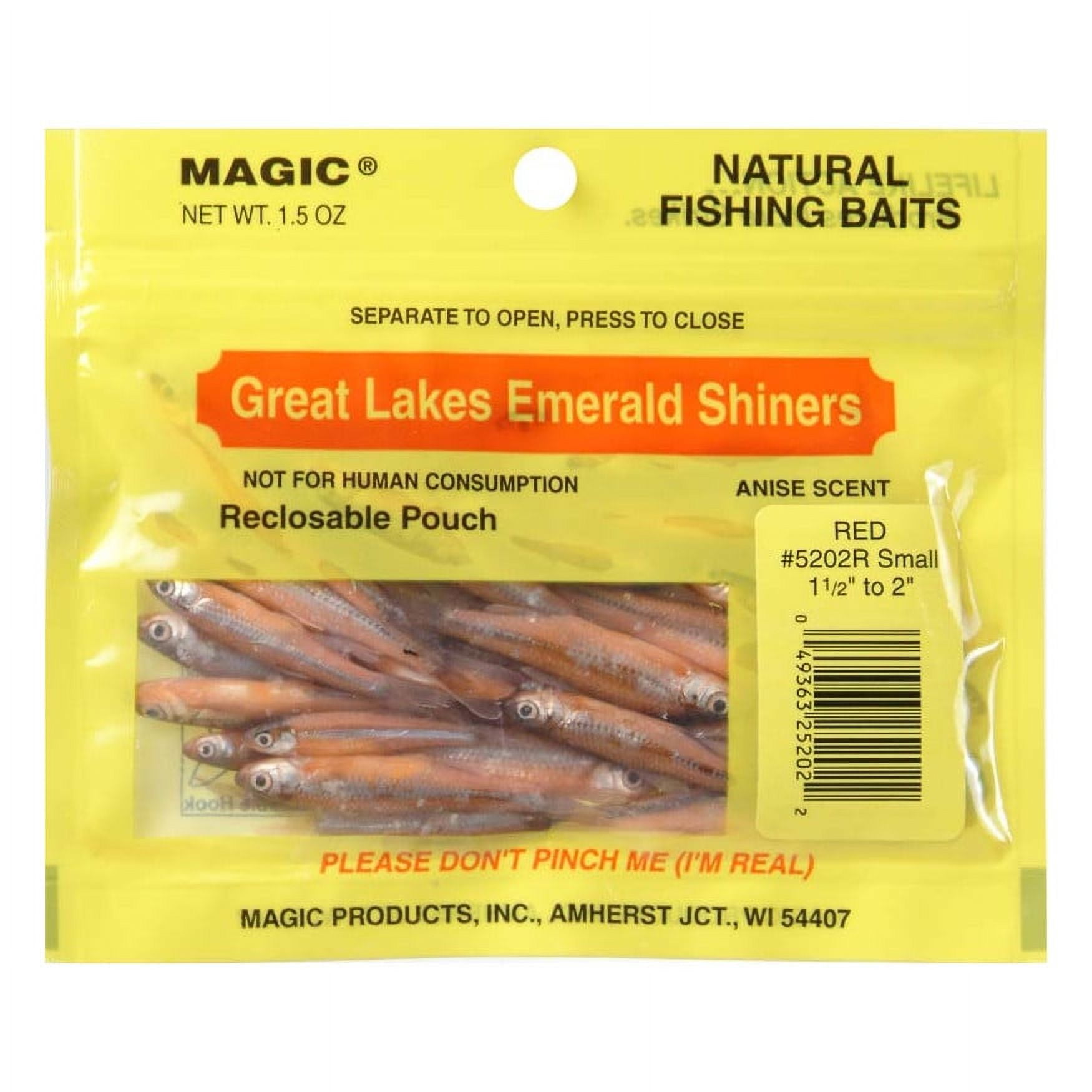 Magic Emerald Shiner Minnows Red - Small - Walmart.com