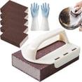 Magic Emery Cleaning Sponge with 1 Handle Rust Foam Cleaning Eraser for ...