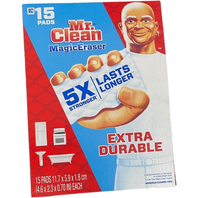 Magic Eraser Extra Durable, 15-Count - Walmart.com