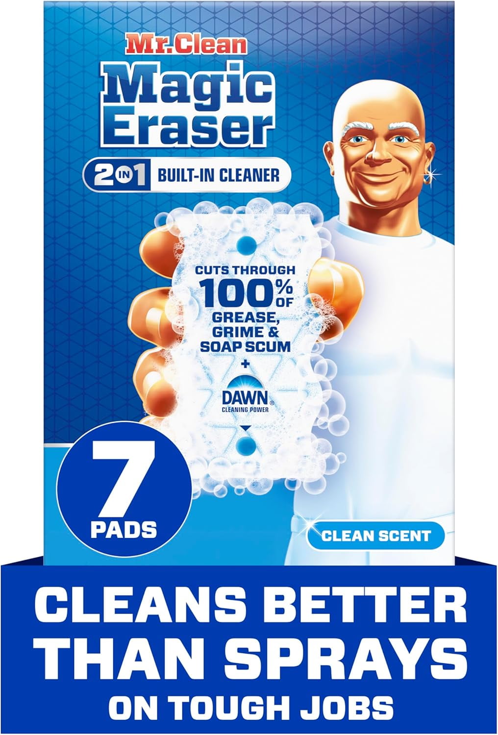 Magic Eraser Foaming Sponge, All Purpose Cleaner, Dawn Cleaning Power ...