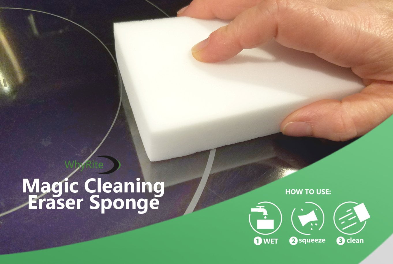 Magic Eraser Sponge Melamine Foam Pack of 25 Paint Stain Remover ...