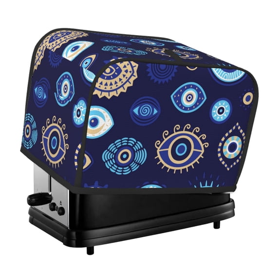 Magic Evil Eyes 2 Slice Toaster Cover Bread Maker Dust Protective For ...