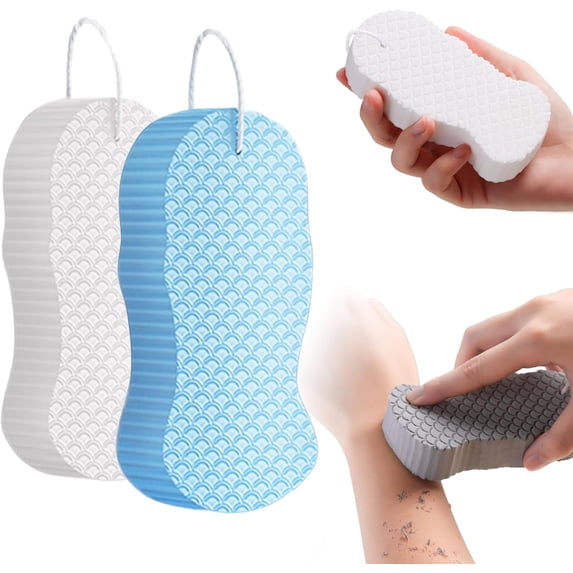 Magic Exfoliating Bath Sponge, 2025 New Super Soft Exfoliating Bath ...