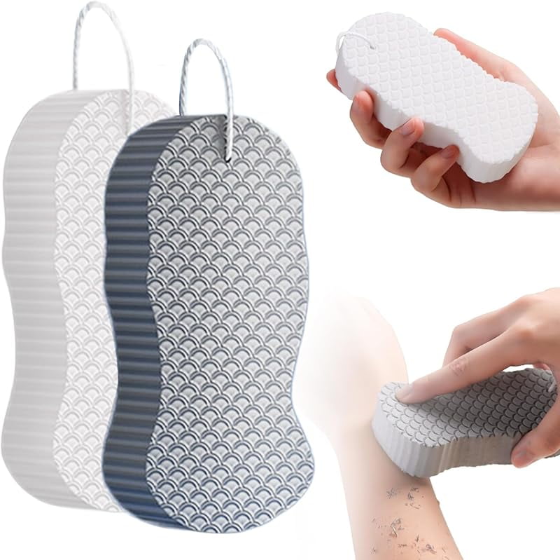 Magic Exfoliating Bath Sponge, 2025 New Super Soft Exfoliating Bath ...