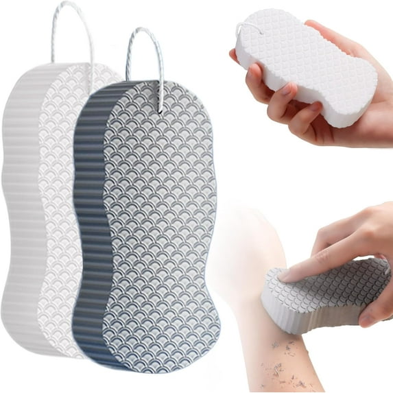 Magic Exfoliating Bath Sponge, 2025 New Super Soft Exfoliating Bath ...