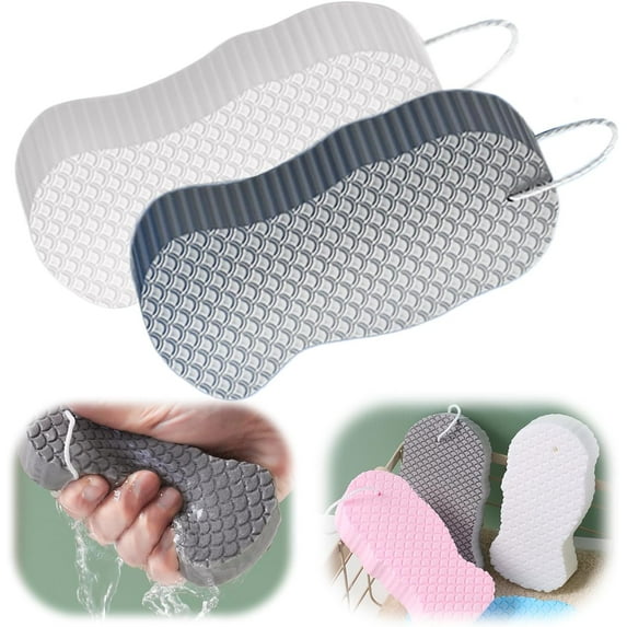 Magic Exfoliating Bath Sponge | 2026 New Super Soft 3D Body Scrubber ...