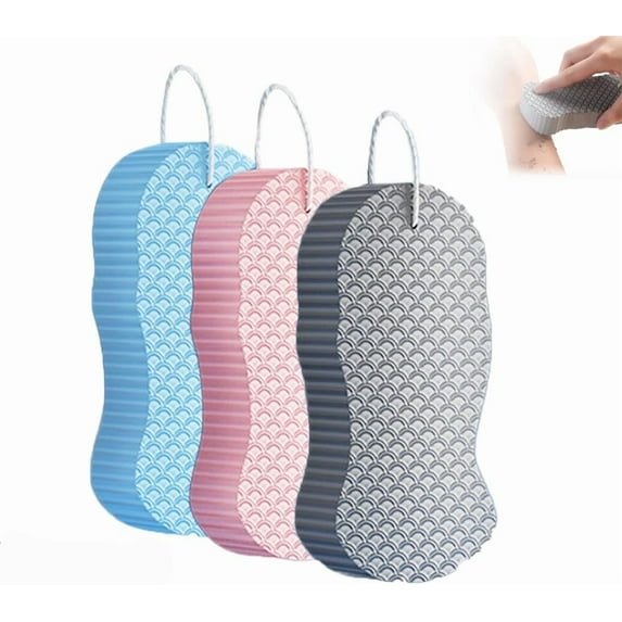 Magic Exfoliating Bath Sponge Body Scrubber, 2025 New Magic Exfoliating ...