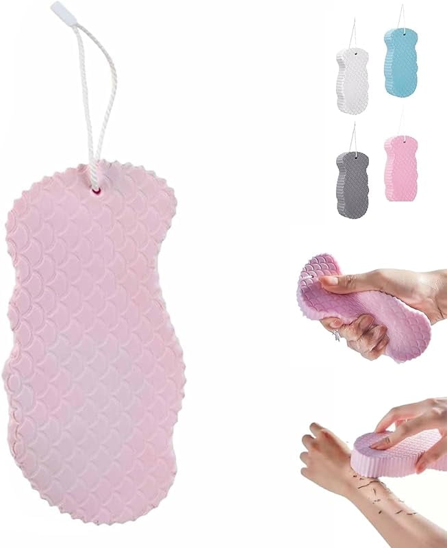 Magic Exfoliating Bath Sponge, Magic Exfoliating Body Scrubber, Magic ...