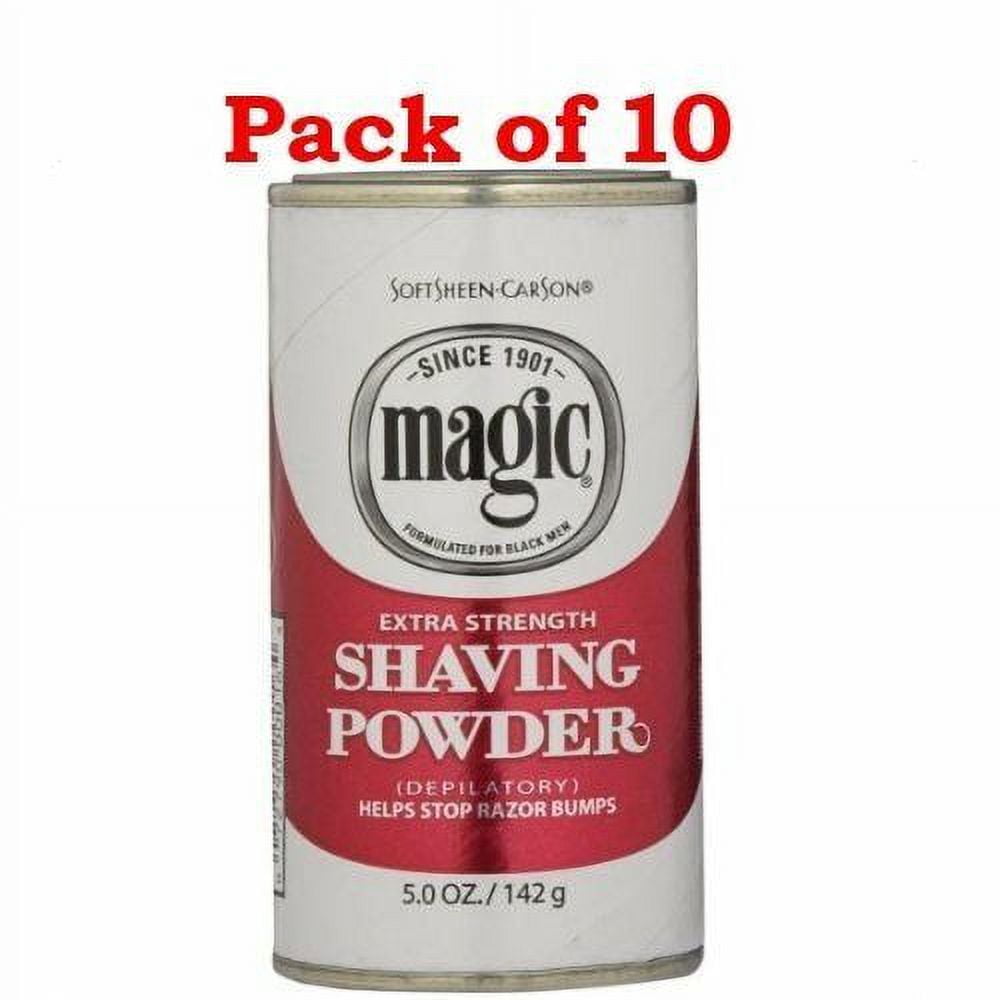Magic Extra Strength Shaving Powder Helps Stop Razor Bumps, 5oz, 10 ...